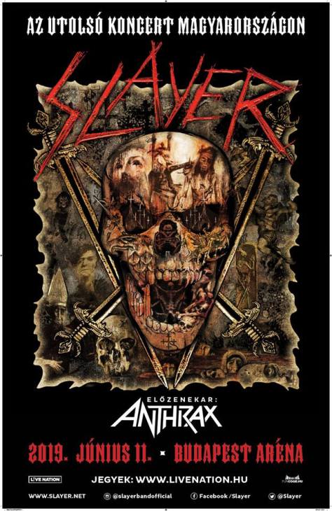 The Final Tour – Slayer live in Budapest – 11.06.2019 AB